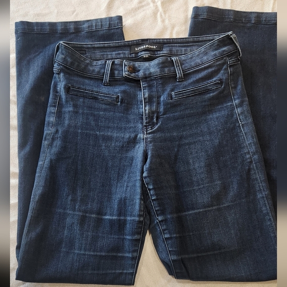 Liverpool | Jeans | Liverpool Blue Flare Wide Leg Jeans | Poshmark